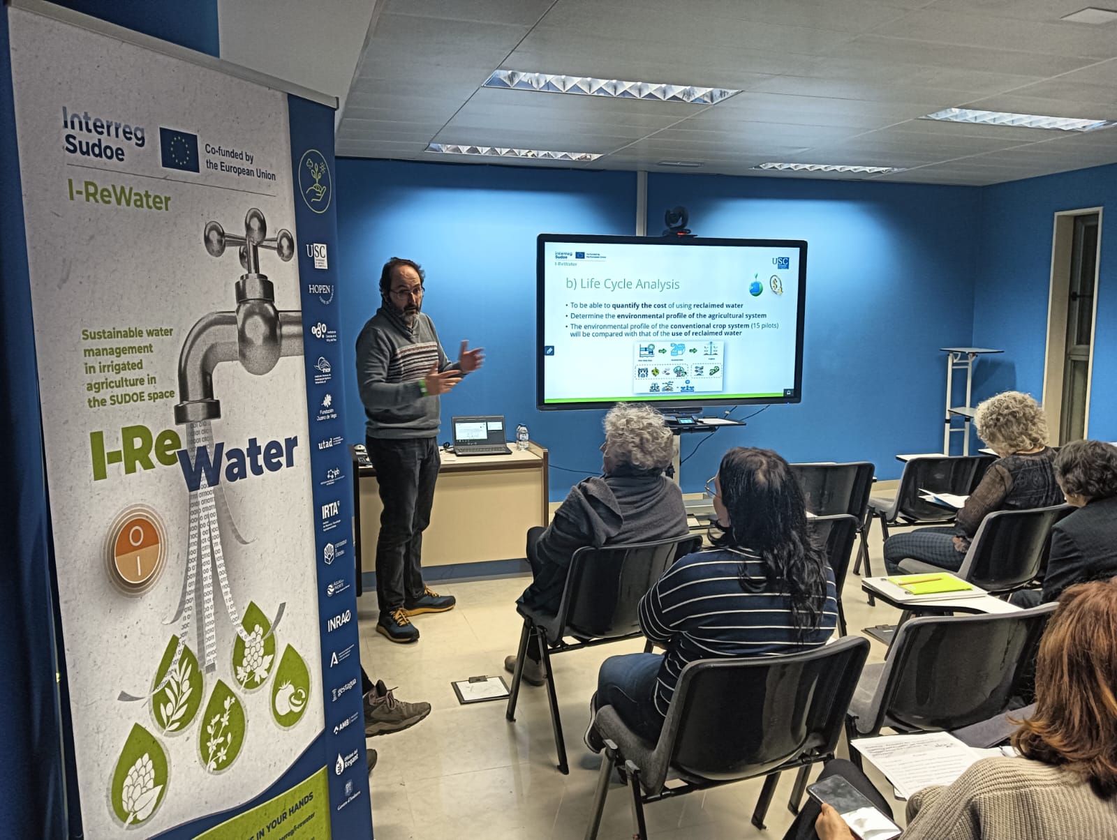 I-ReWater | Taller organizado en el marco del proyecto ReCrop - Interreg Sudoe